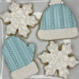 Winter Cookies, Christmas Cookies, Holiday Cookies, Winter Themed ...