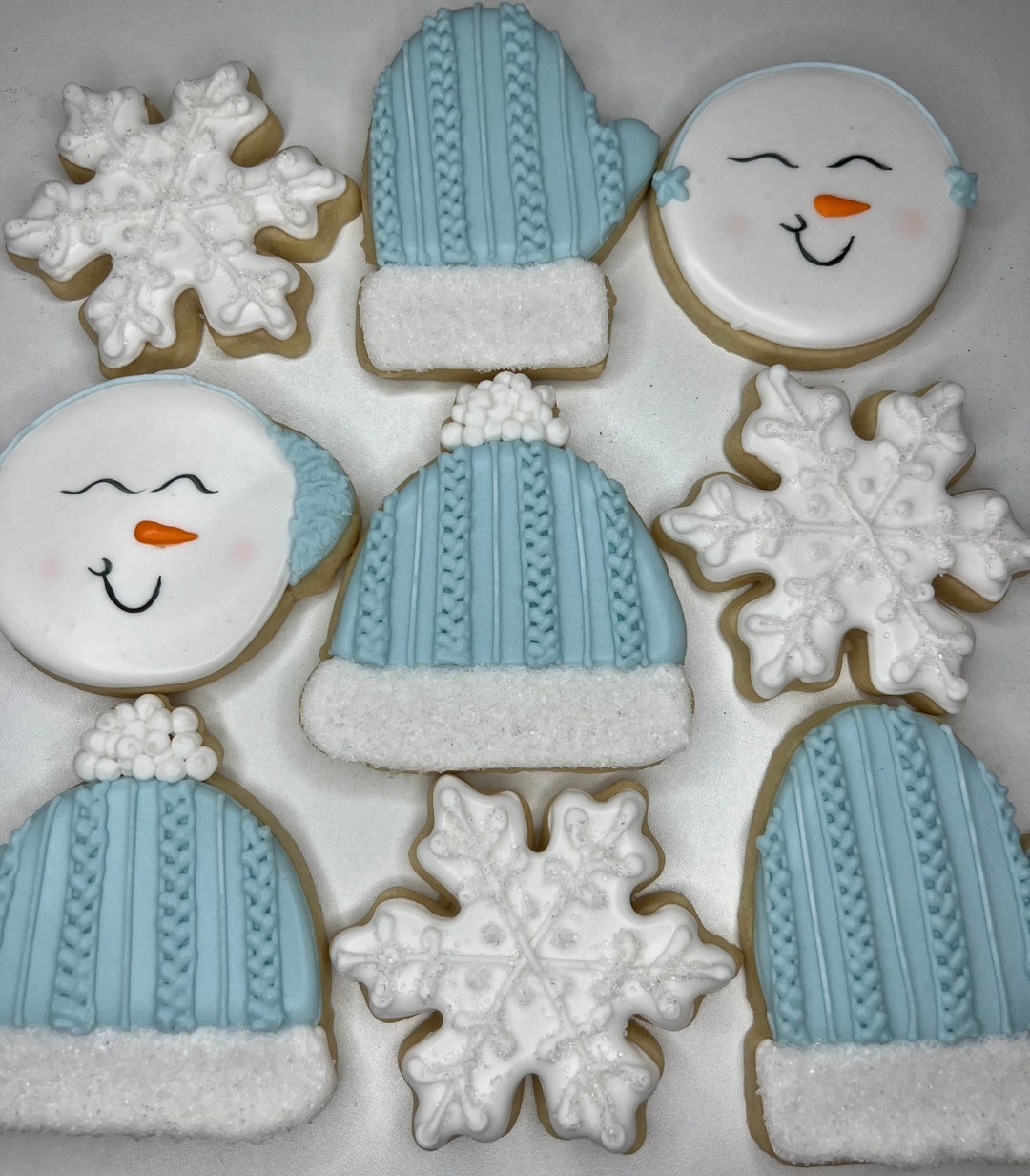 Winter Themed Cookies, Snowman Cookies, Frosty the Snowman Cookies ...