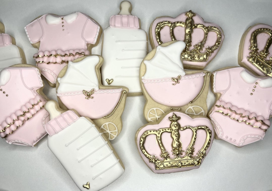 Little Princess Baby Shower Cookies Princess Cookies Pink - Etsy