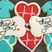 Veterinary Cookies, Vet Appreciation Cookies, Thank You Cookies, Scrub ...