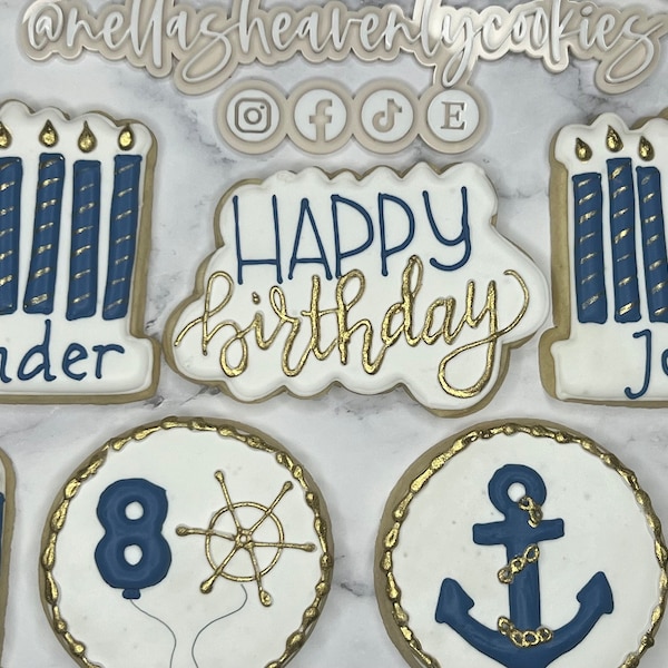Nautical Cookies - Etsy