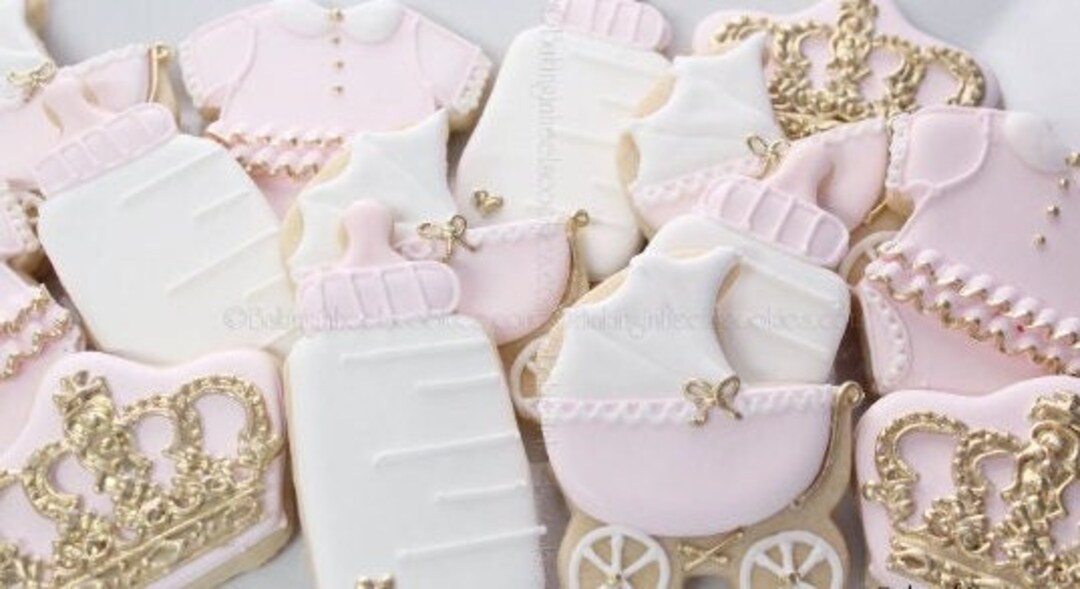 Little Princess Baby Shower Cookies Princess Cookies Pink - Etsy
