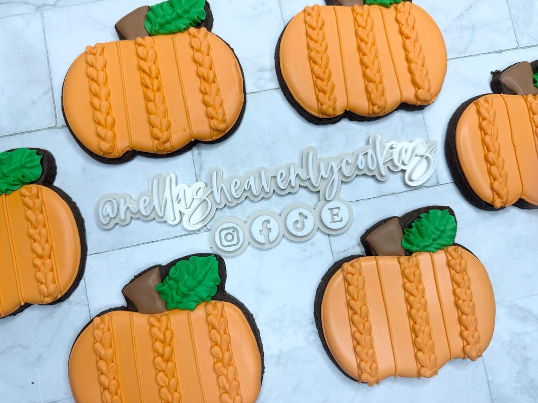 Pumpkin Cookies, Thanksgiving Cookies, Give Thanks Cookies, Fall ...