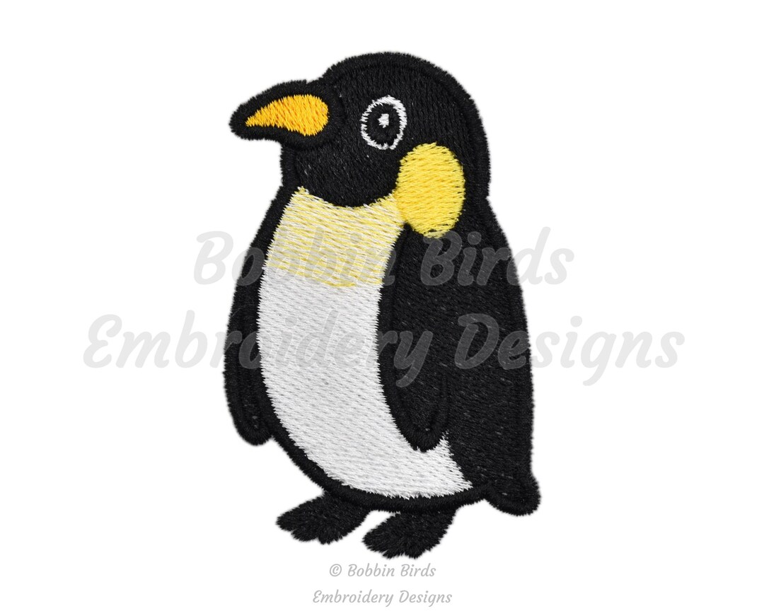 Cute Penguin Machine Embroidery Design File - 8 Sizes - Instant Digital ...