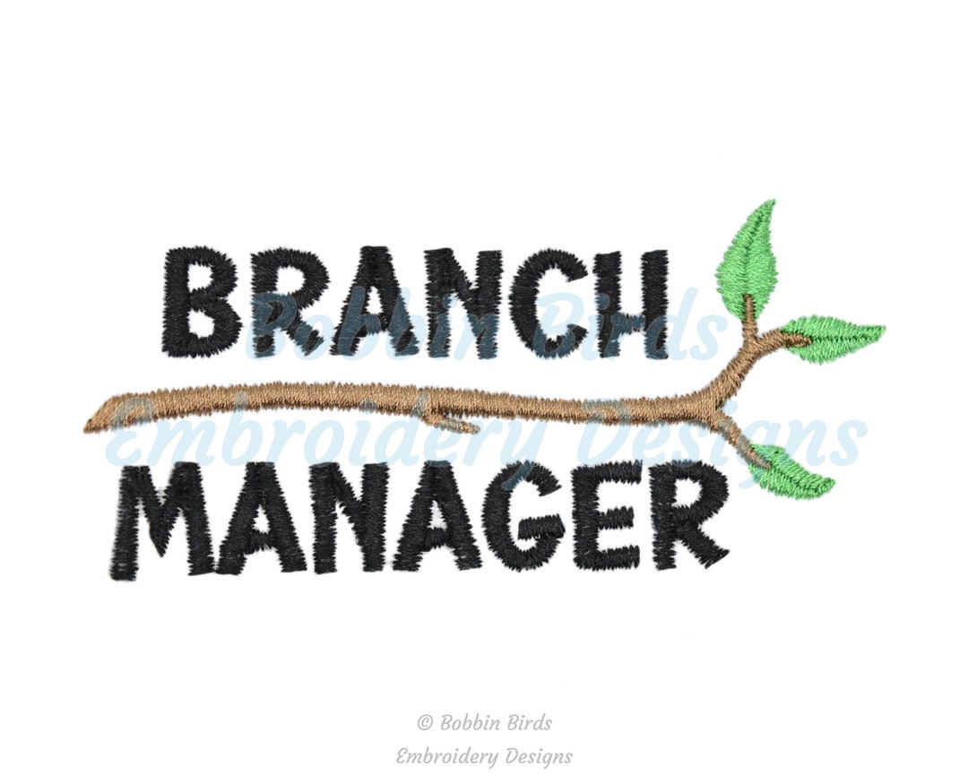 Branch Manager, Funny Dog Bandana Machine Embroidery Design File, 8 ...