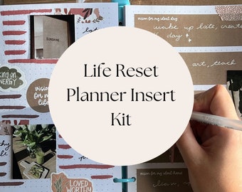 Life Reset Journal Dream Life Printable Planner, Refresh Your Life ...