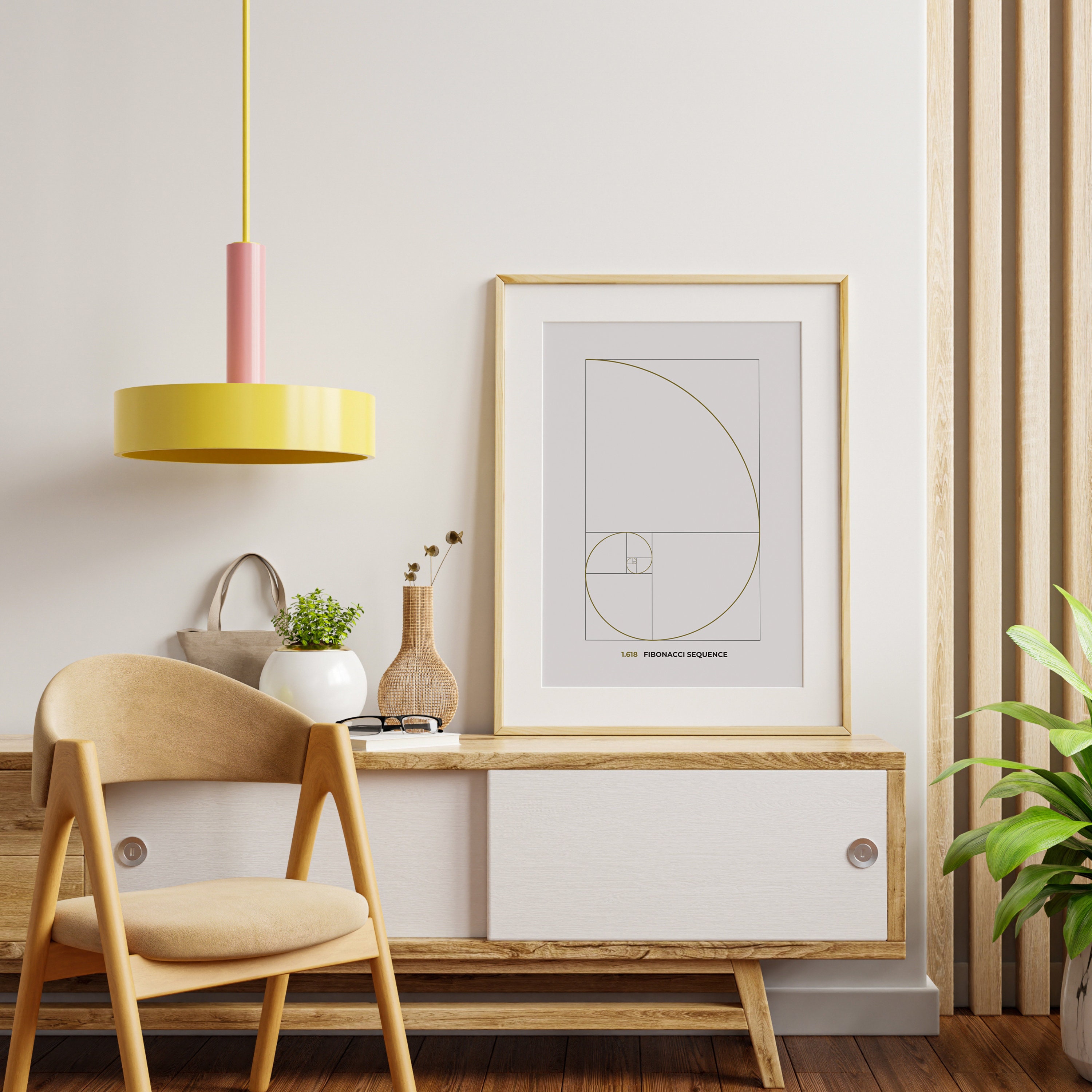 Golden Ratio Wall Art, Fibonacci Sequence Printables, Golden Secttion ...