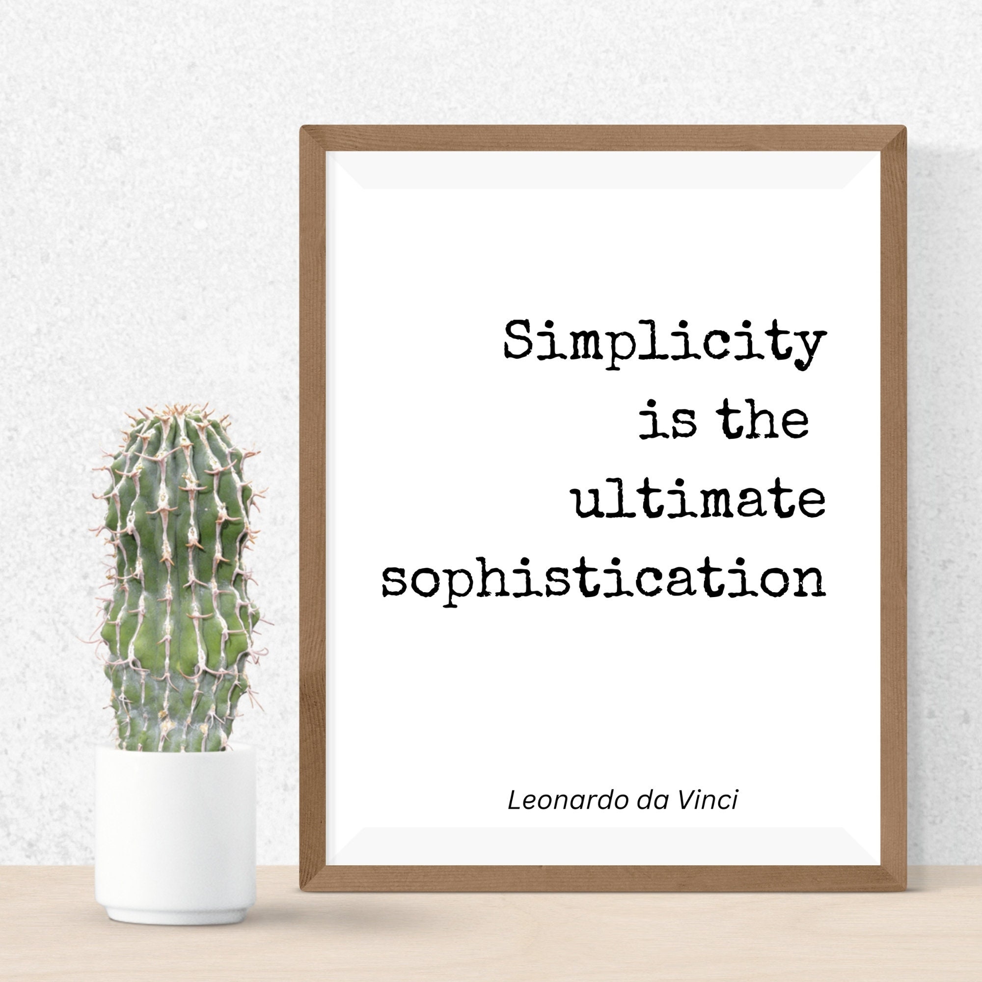 Simplicity Is The Ultimate Sophistication Wallpaper