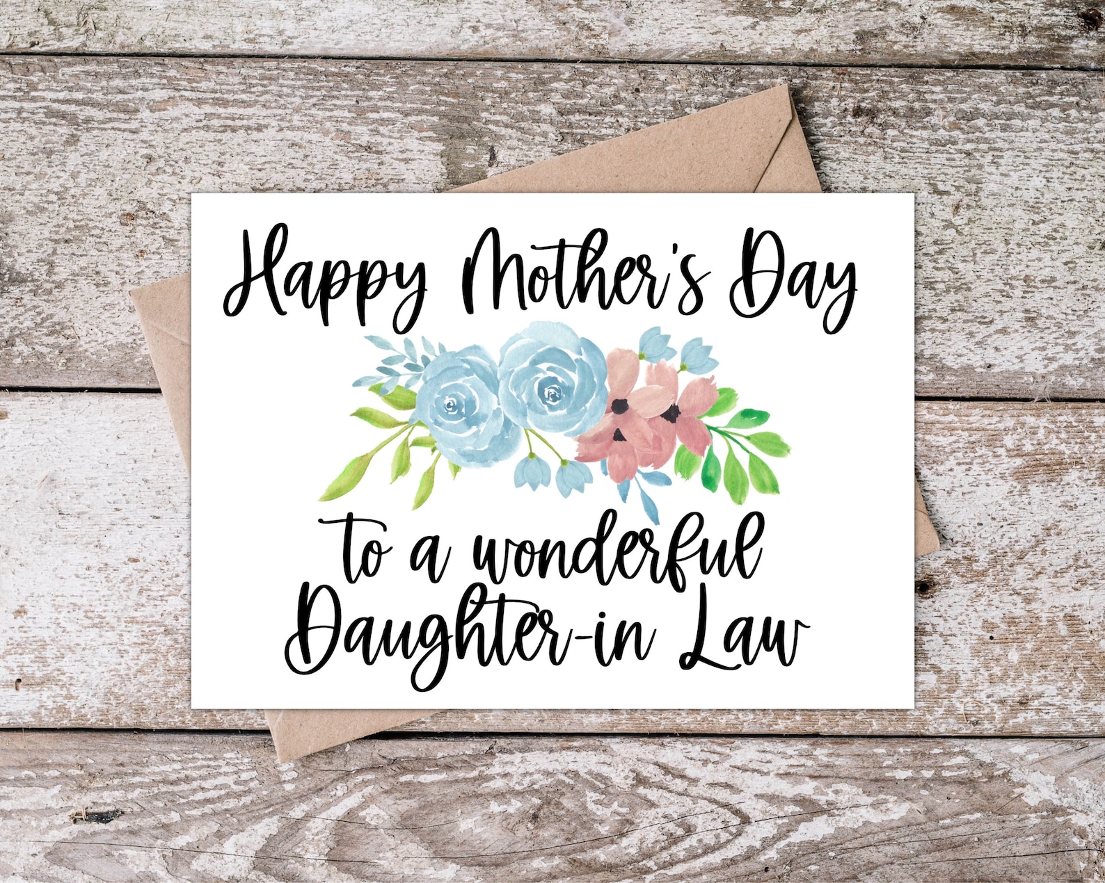 Printable Mothers Day Card For Daughter In Law Happy Mother S Day To