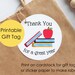Printable Teacher Appreciation Gift Tag End of Year Teacher Gift Tag ...