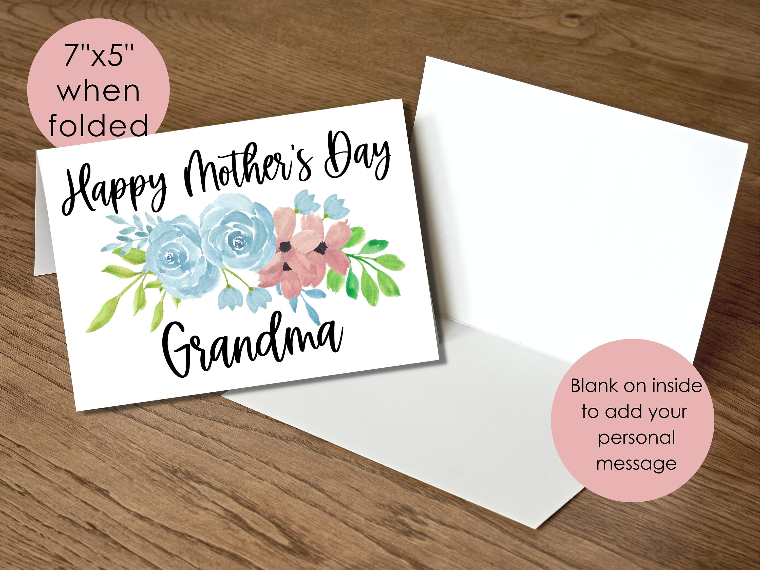 Printable Mothers Day Card for Grandma | Happy Mother's Day Grandma ...