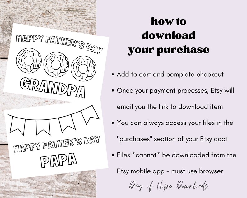 Printable Grandpa Fathers Day Coloring Card for Grandpa | Happy Father ...