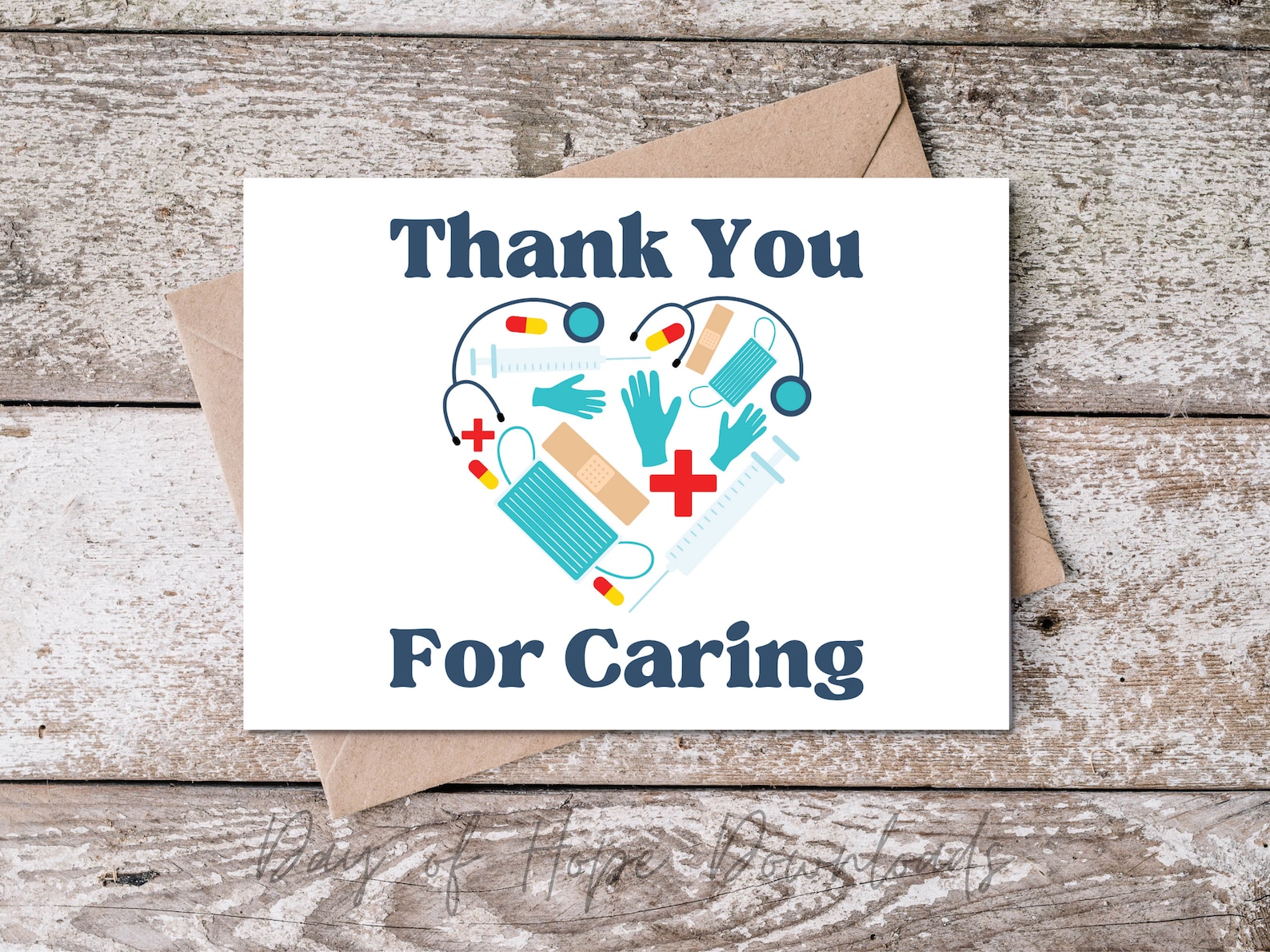 Caregiver Appreciation Card, Printable Thank You for Caring Card for ...
