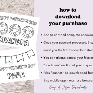 Printable Grandpa Fathers Day Coloring Card for Grandpa | Happy Father ...
