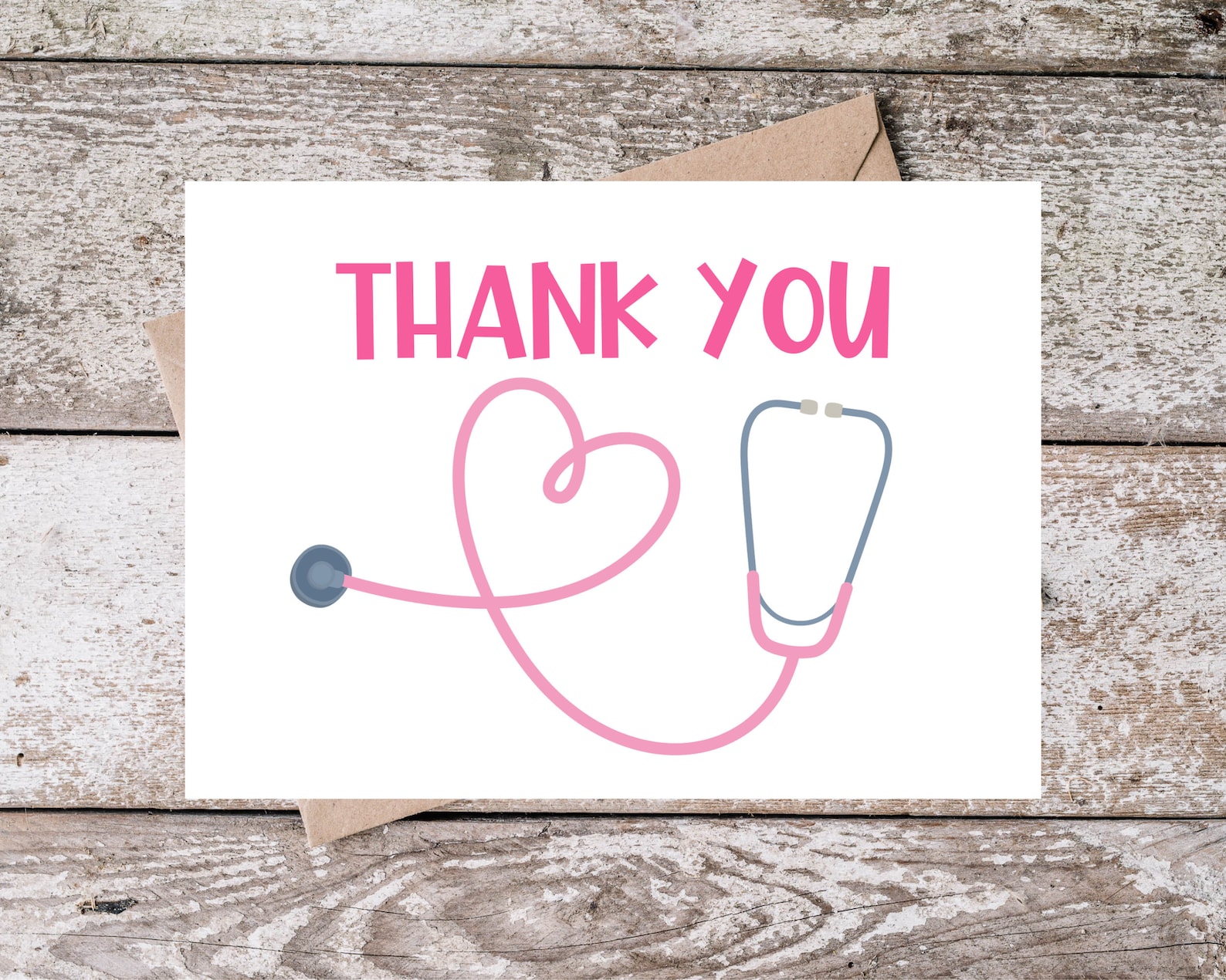 Printable Nurse Thank You Card, Printable Nurse Appreciation Card for ...