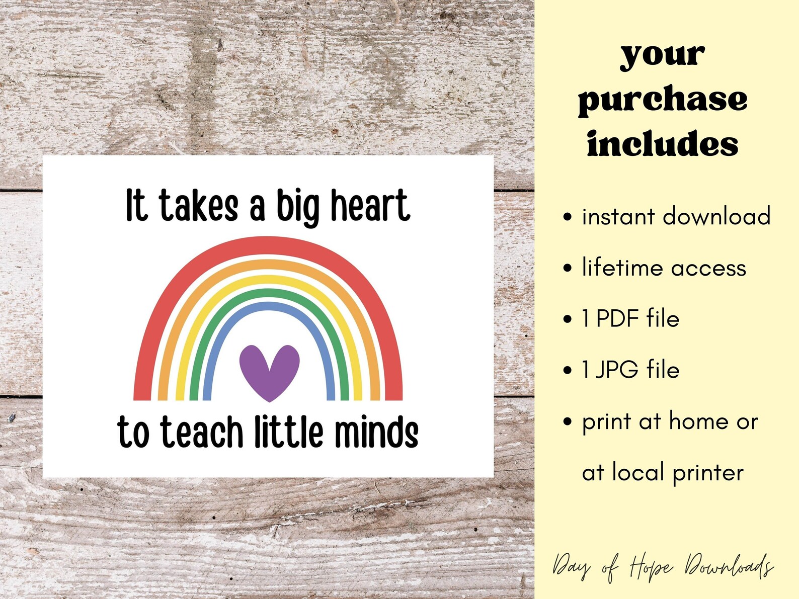 Printable Teacher Appreciation Card, Teacher Thank You Card, End of ...