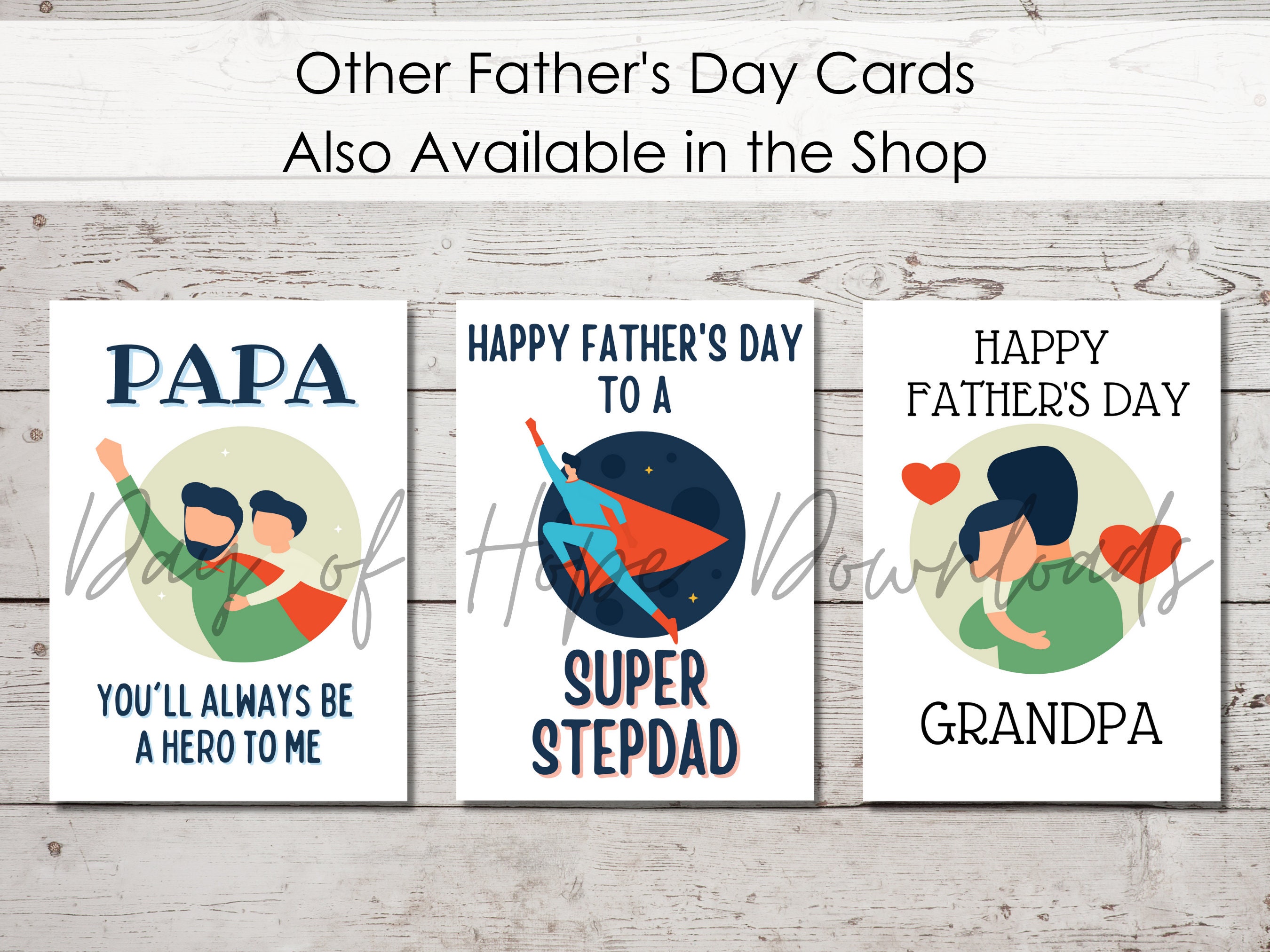 Tarjeta imprimible del Día del Padre para Hijo Feliz Día del - Etsy México
