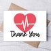 Medical Thank You Card, Printable Appreciation Card for Doctors, Nurses ...