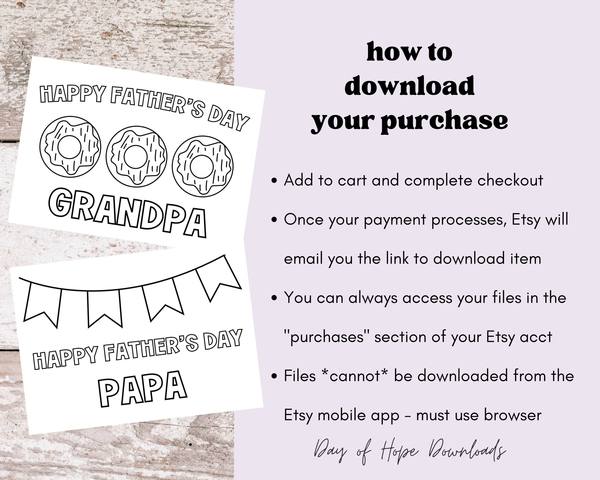Printable Papa Fathers Day Coloring Card for Grandpa | Happy Father's ...
