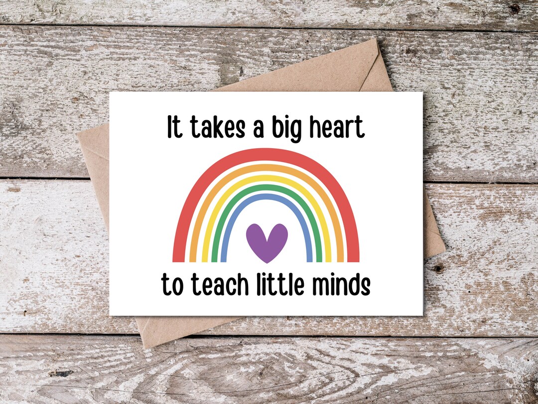Printable Teacher Appreciation Card, Teacher Thank You Card, End of ...
