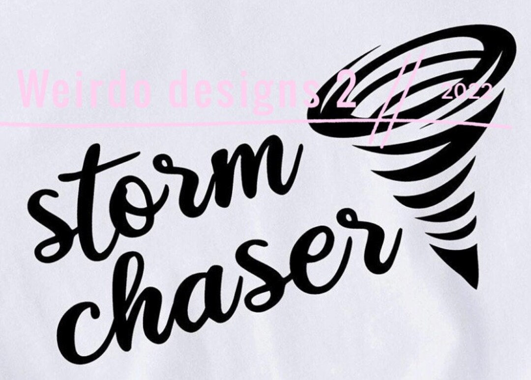 Storm Chaser & Tiny Tornado SVG Only - Etsy