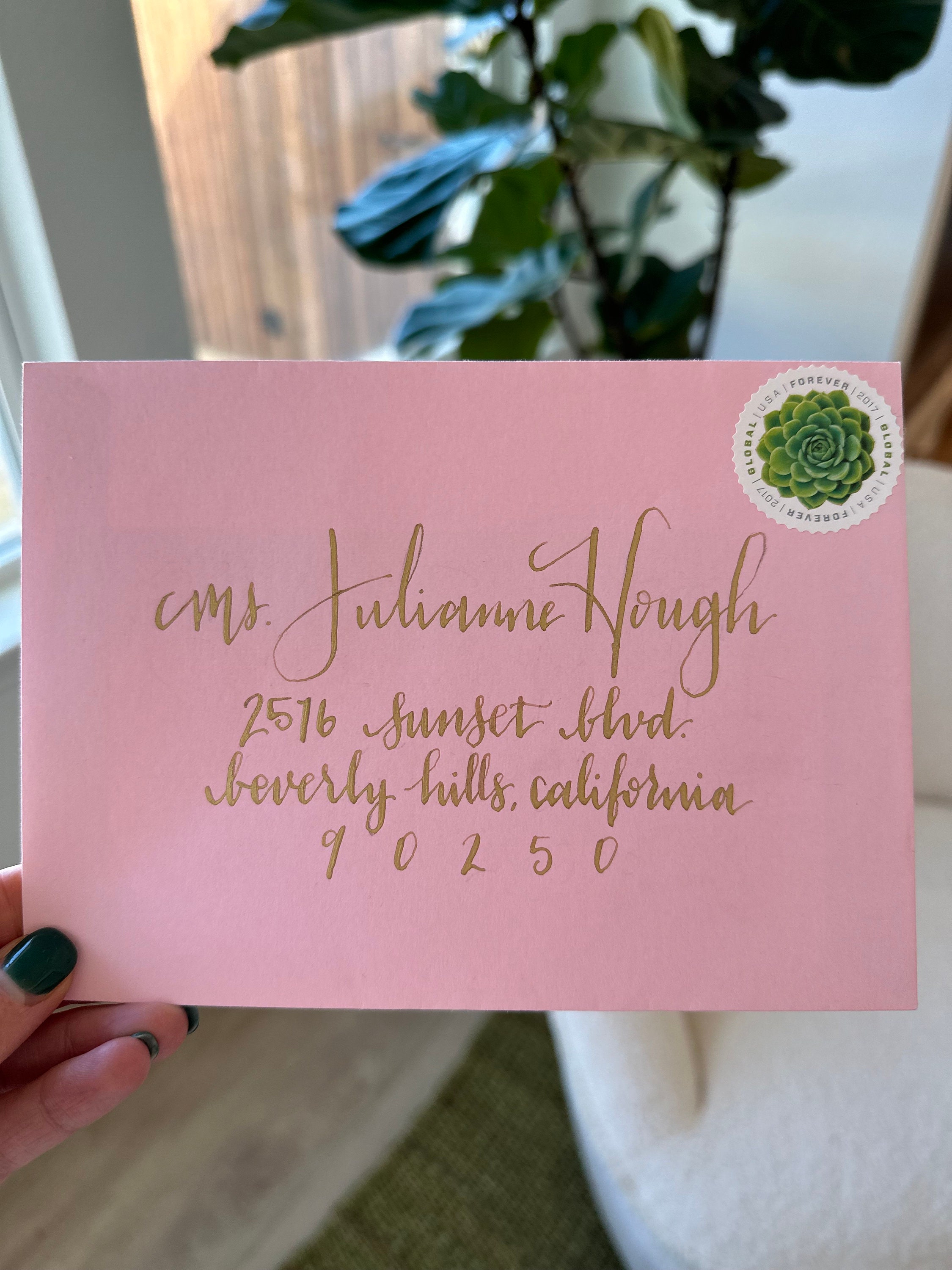 Custom Calligraphy Envelopes - Etsy