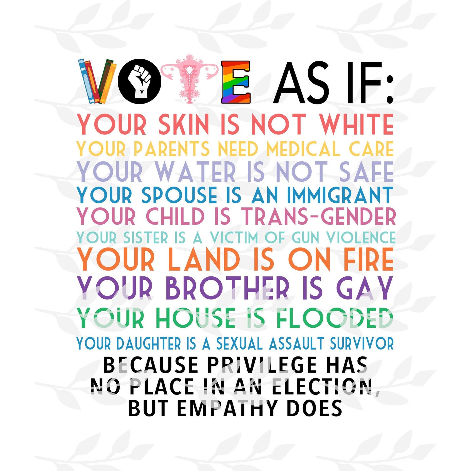 Vote as If SVG, Human Rights PNG, LGBT Rights Gift, Womens Rights Shirt ...