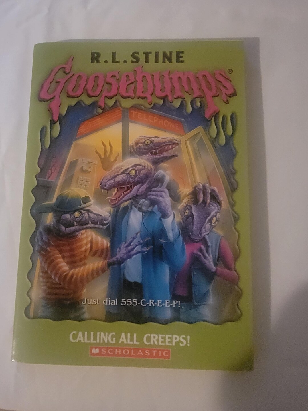 RL STINE Goosebumps, Calling All Creeps - Etsy