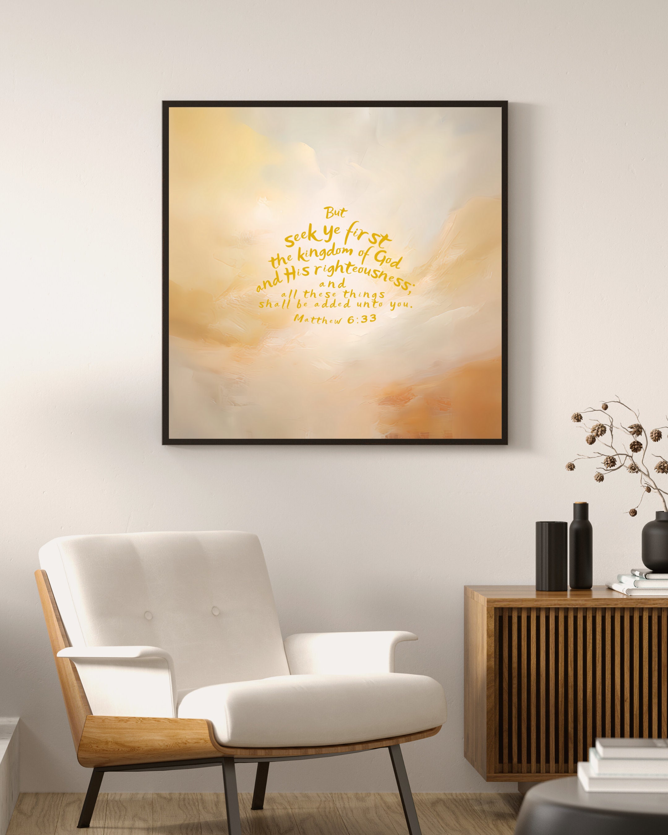 Digital DOWNLOAD Seek Ye First the Kingdom of God, Set Your Mind Above ...