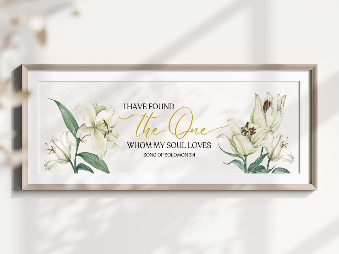 Digital DOWNLOAD Christian Wedding Printables, I Have Found the One My ...