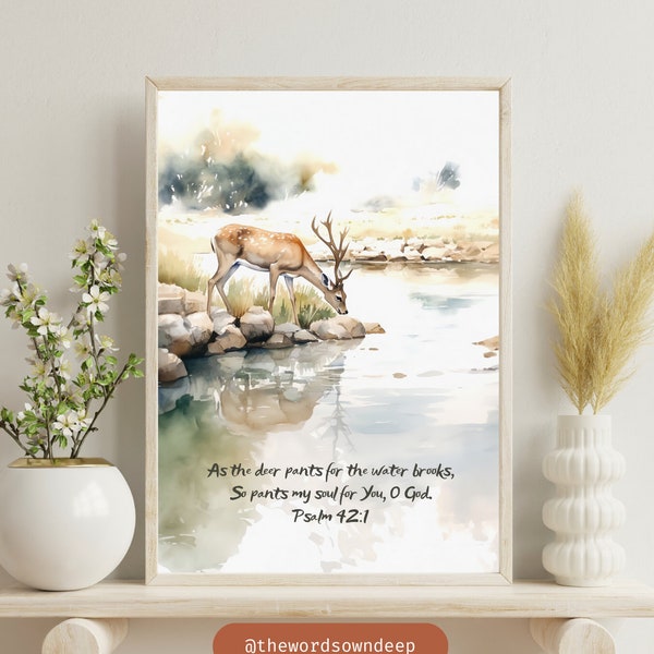 Psalm 42 1 - Etsy