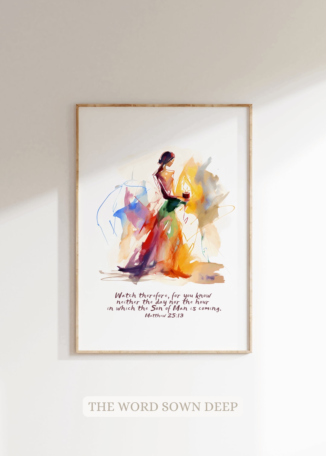 Digital DOWNLOAD 10 Virgins, Oil Lamps, Keep Watch, Matthew 25, Thy ...