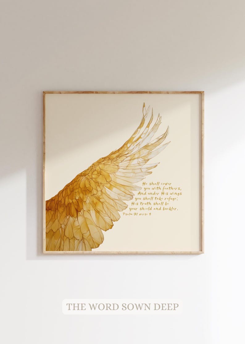 Digital DOWNLOAD Psalm 91 V4 His Angels Guard Watch Charge Over You ...