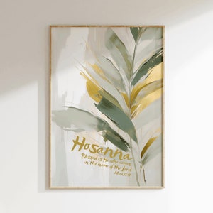 Digital DOWNLOAD Palm Sunday Hosanna Blessed is He Who Comes in the ...