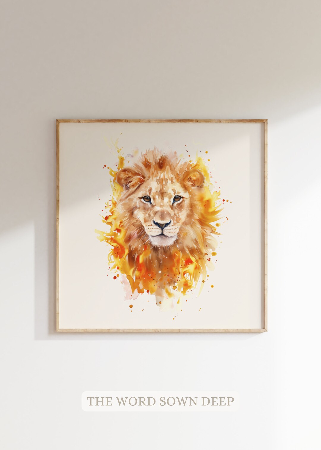 Digital DOWNLOAD Lion of Judah Fire of God Revival Prophetic Christian ...