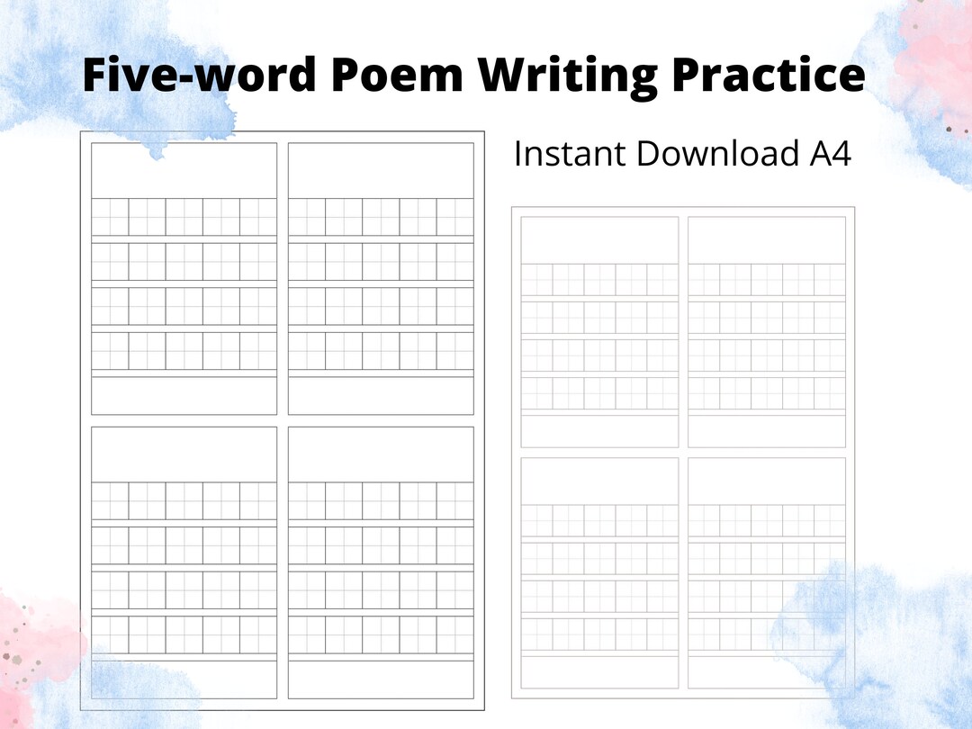 ancient-chinese-5-word-poem-writing-sheet-tianzige-calligraphy-paper