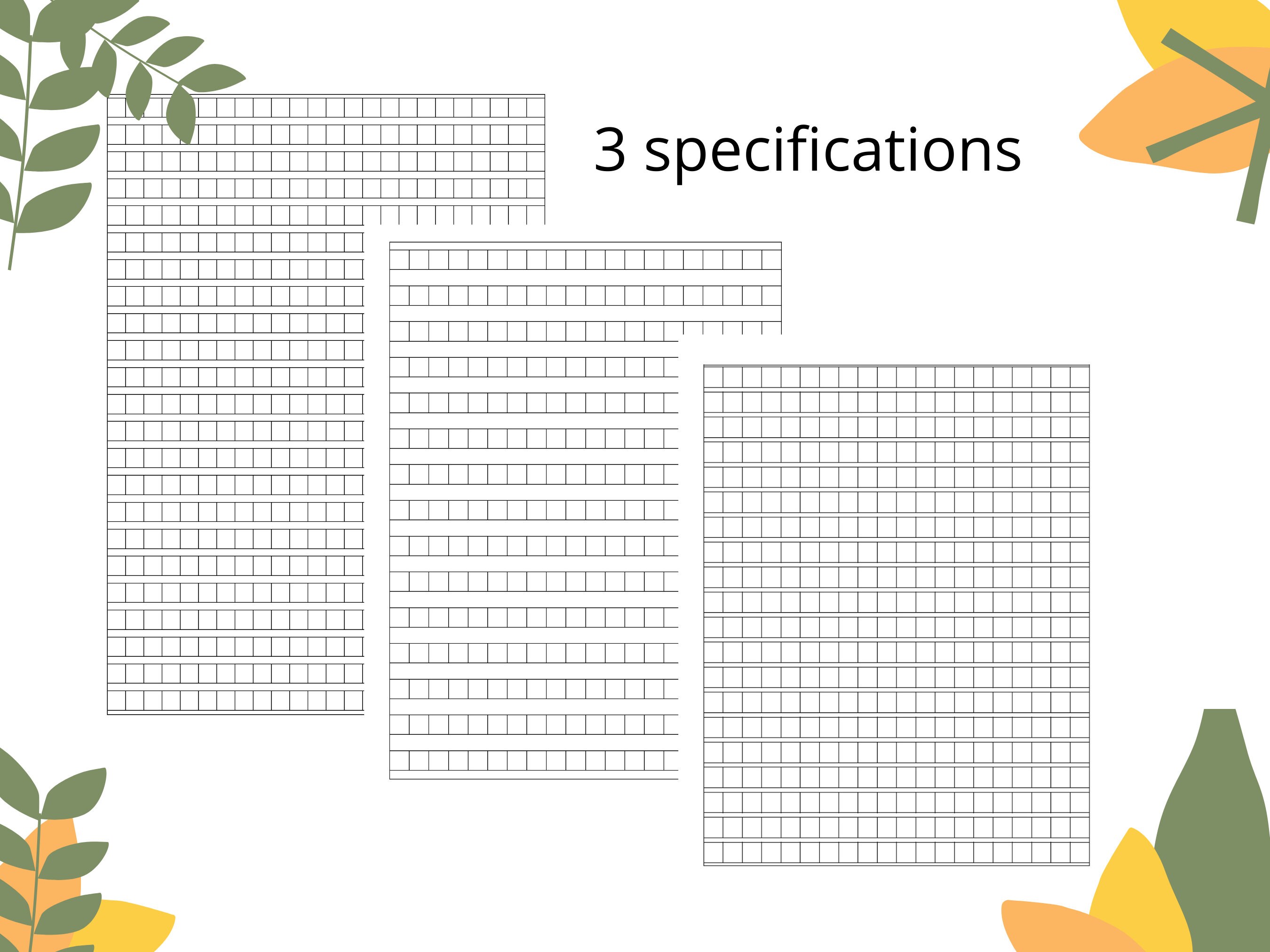 Japanese Chinese Manuscript Paper, Handwriting Practice Sheet, Digital ...