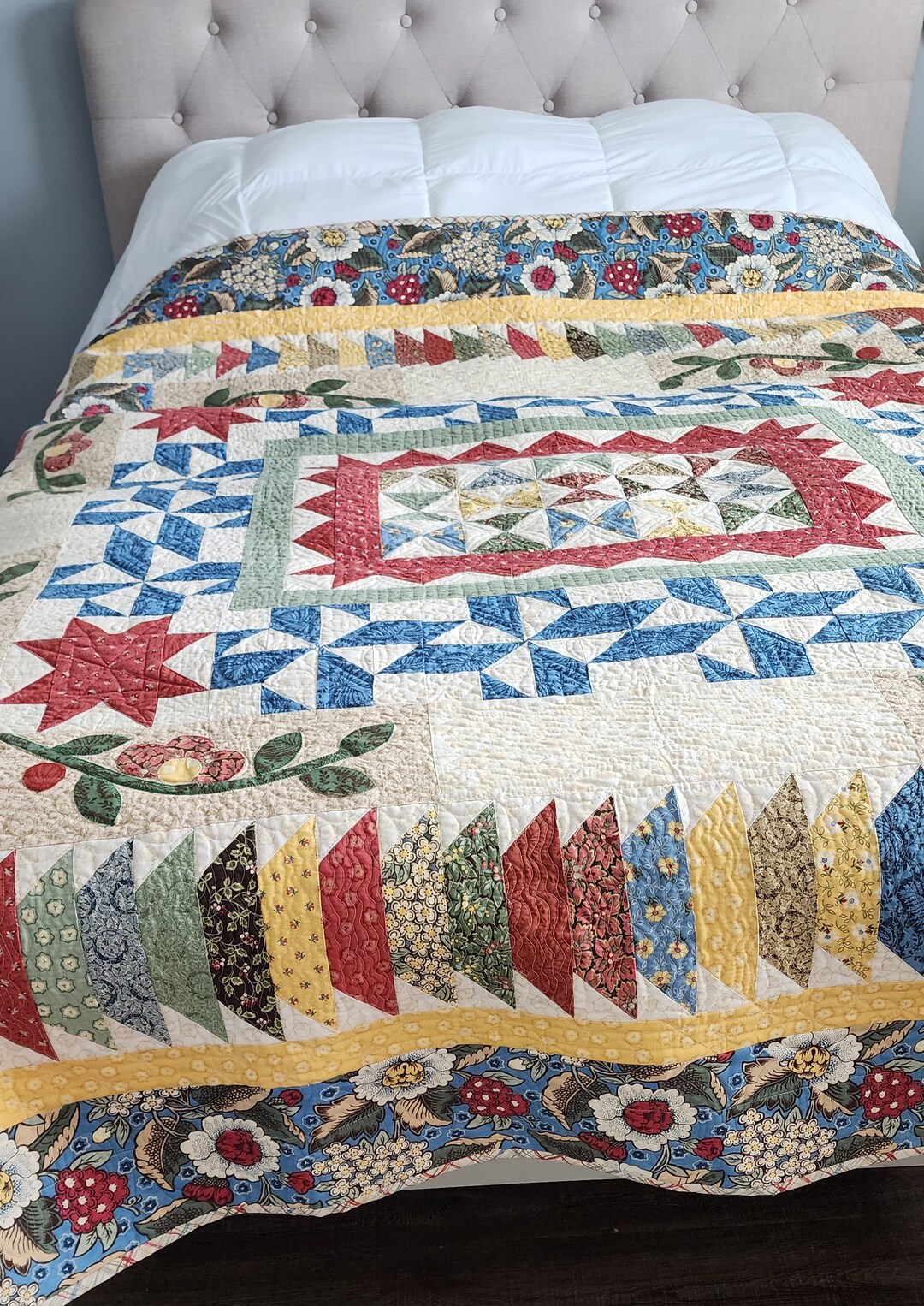 Garden Charm Quilt - Etsy