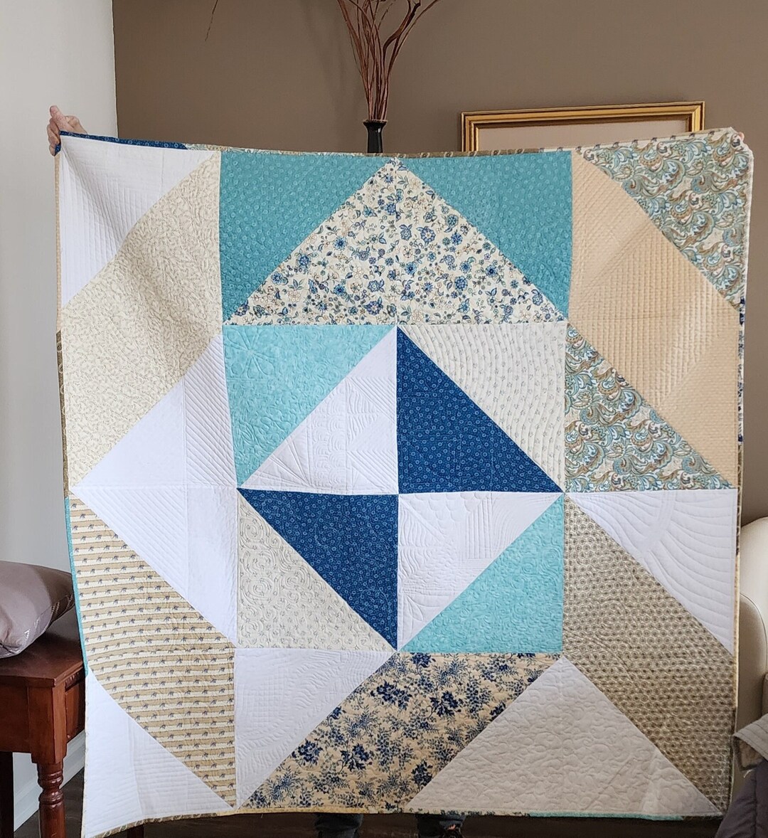 Big Block Quilt - Etsy
