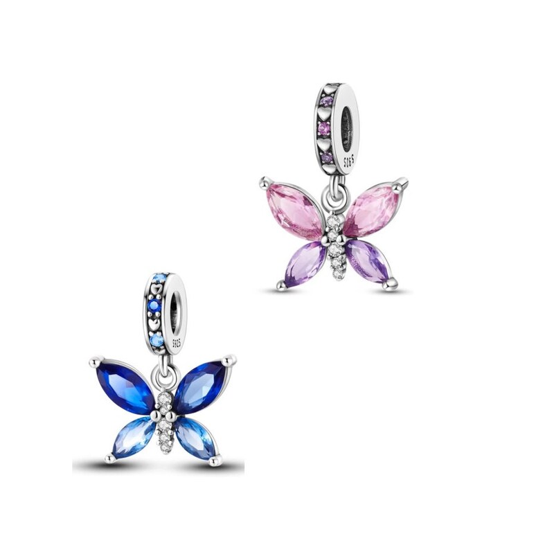 Pandora Blue Charms - Etsy