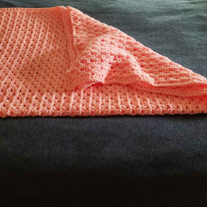 Peach Throw - Etsy