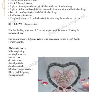 Crochet Heart Pattern: Valentine's Day Decor (PDF Pattern) - Etsy