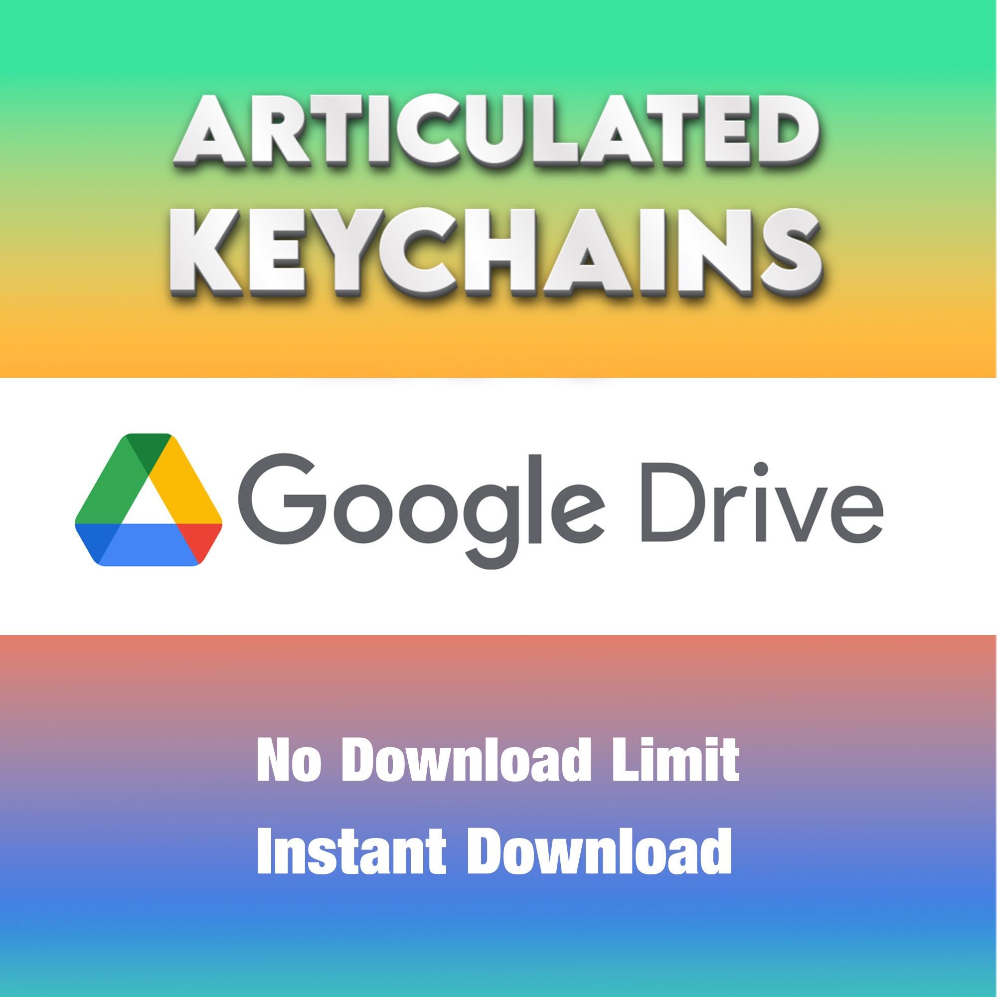 Articulated Keychain STL Bundle + 60+ Digital Files - 3D Printer Ready ...