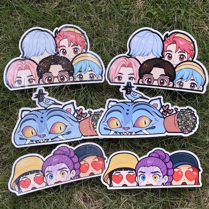 Kpop Demon Hunter Decals - Etsy