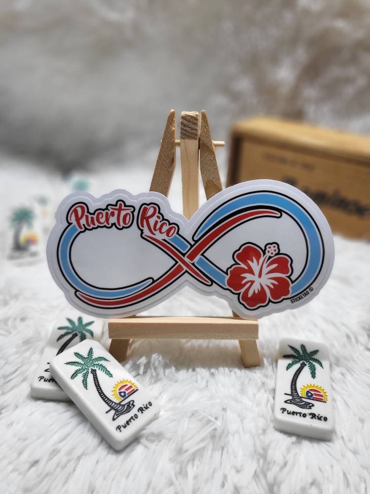 Puerto Rico Infinity Symbol Sticker Boricua Sticker Taino - Etsy