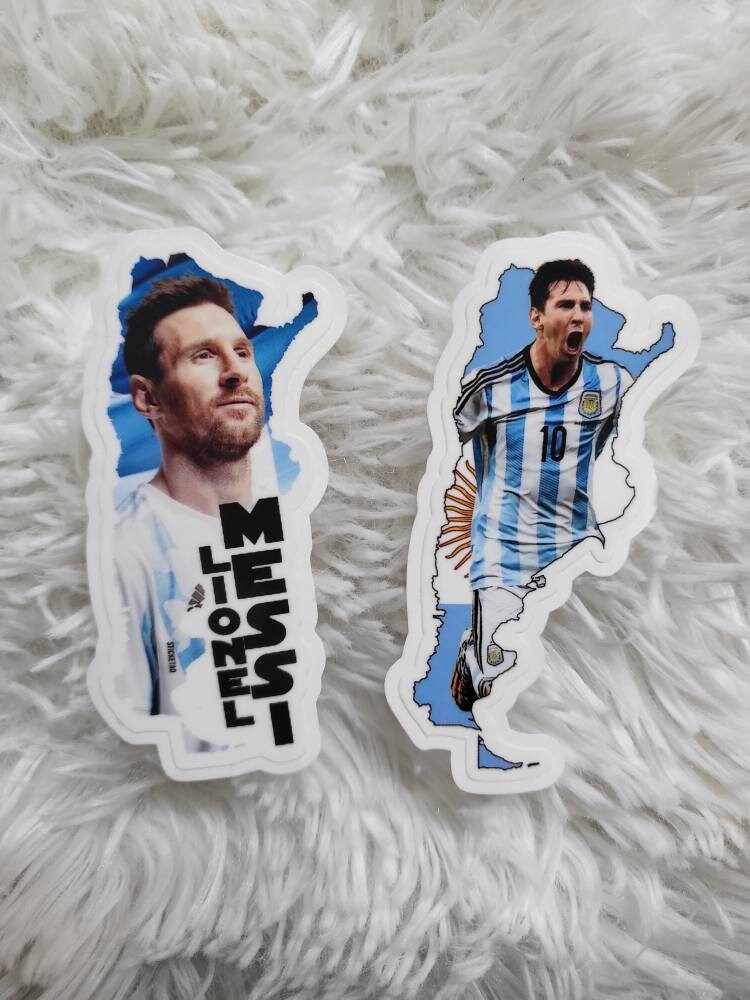 Lionel Messi 2022 Sticker, Messi Stickers, Argentina, Soccer Card, FIFA ...