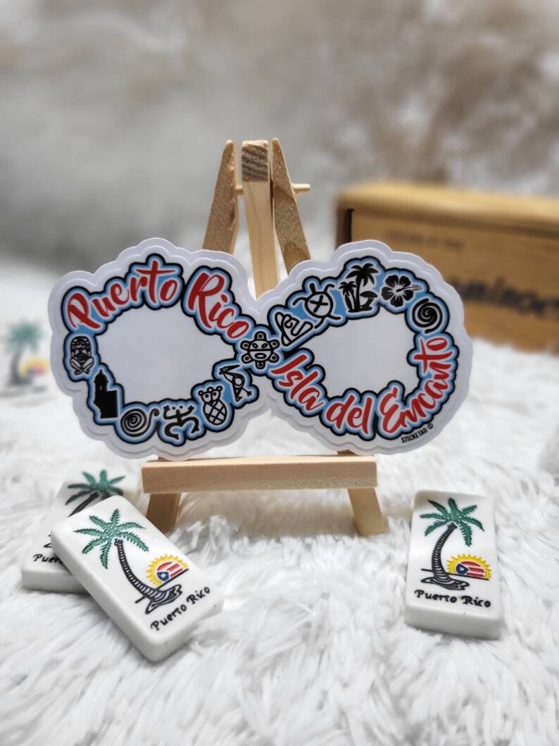 Puerto Rico Infinity Symbol Sticker Boricua Sticker Taino - Etsy