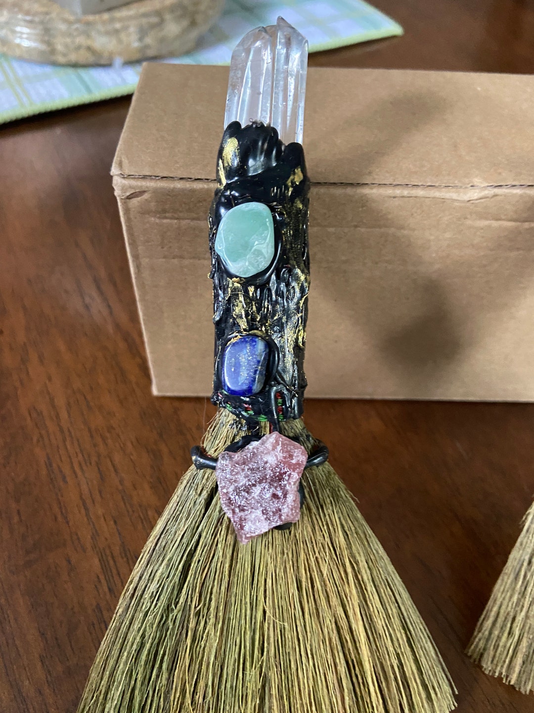 Magical CRYSTAL BROOMS - Etsy