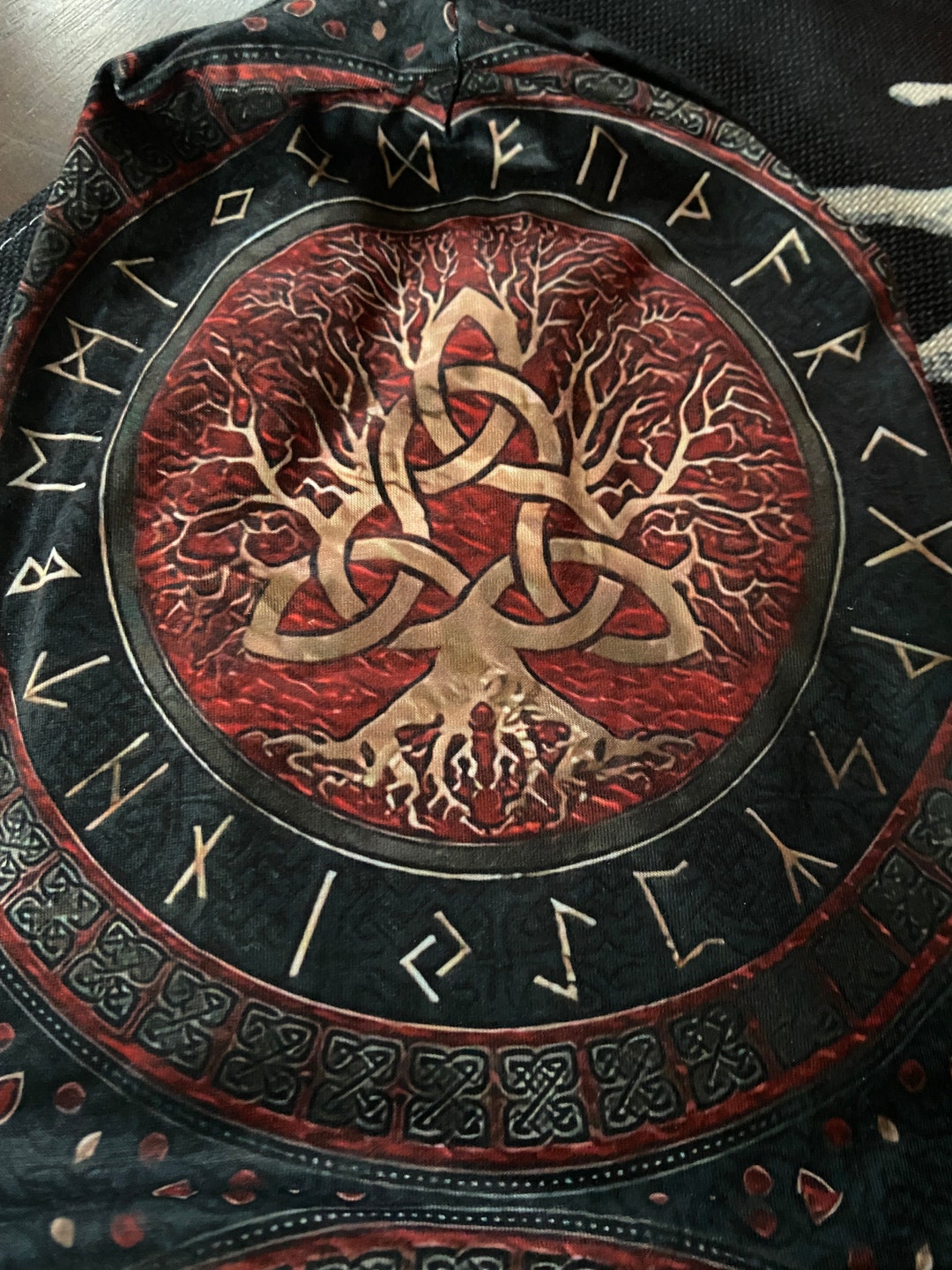 Vegvisar Celtic Runes Floppy Beanie - Etsy