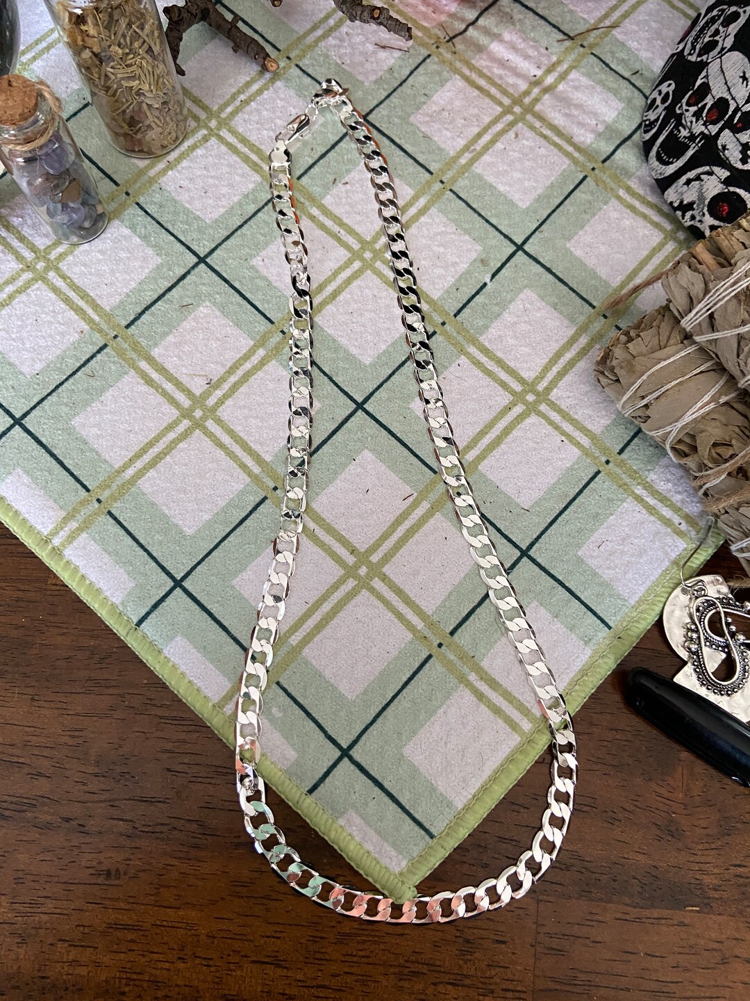 MENS Heavy Silver Chain - Etsy